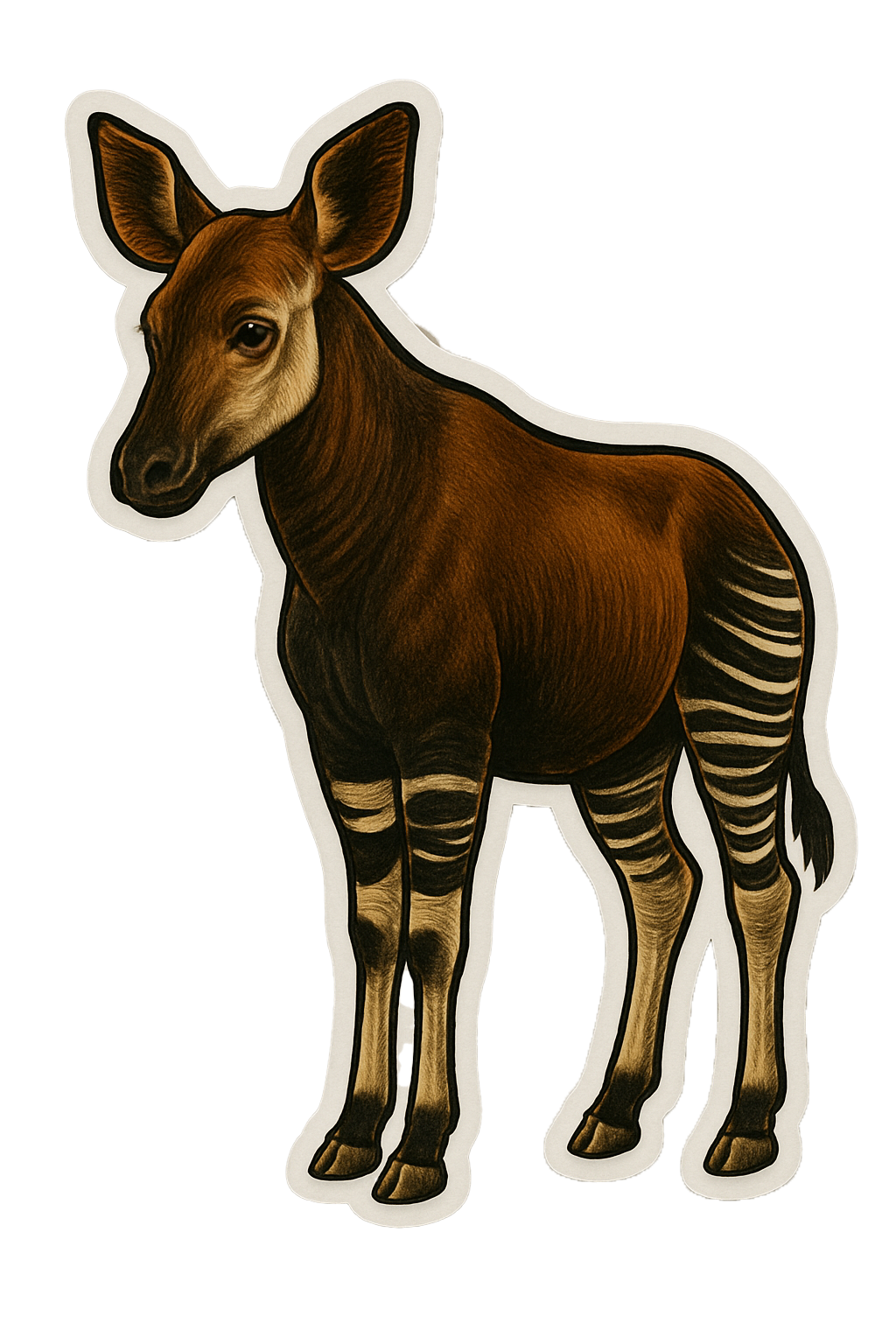 Decal Sticker: Okapi – edZOOcation