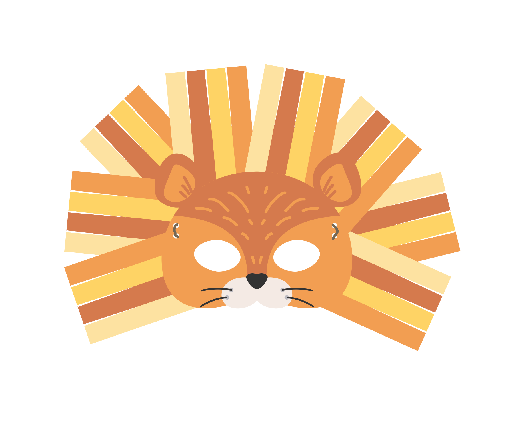 Lion Mask Craft Kit (3-5yrs old) – edZOOcation