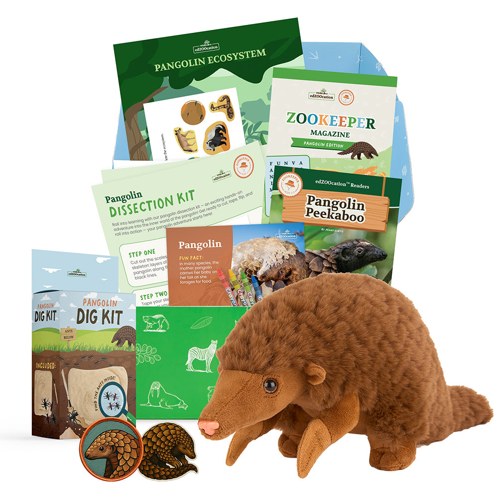 edZOOcation™ Animal Education Subscription Box - Zookeeper (Age 3-5) - Monthly Box